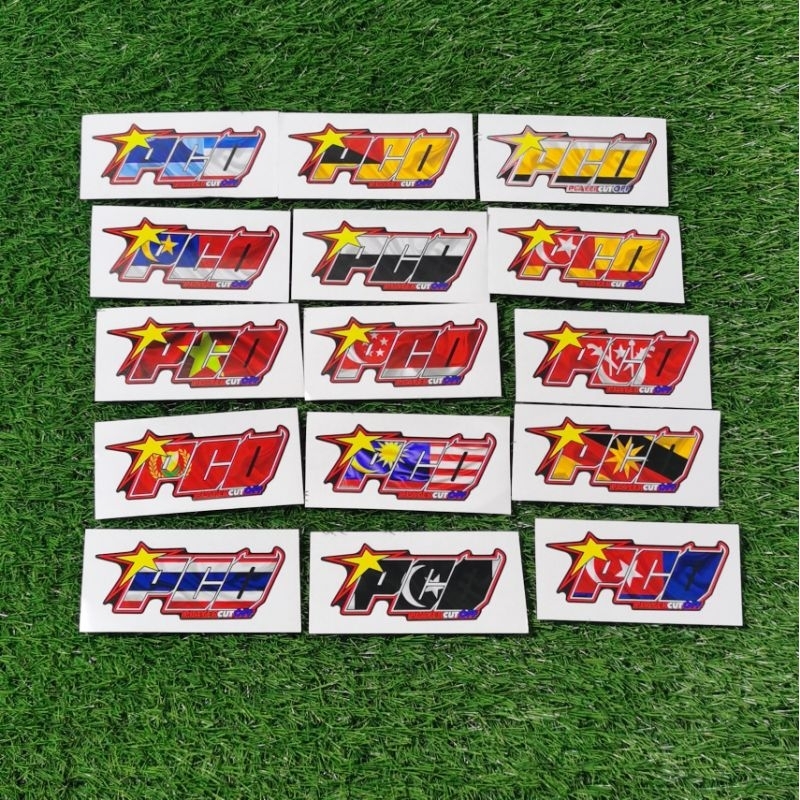 STICKER PLAYER CUTOFF PCO | Shopee Malaysia