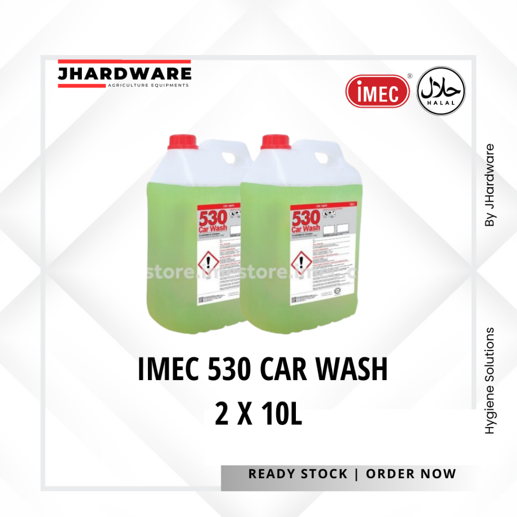 Car Wash Shampoo, IMEC 530 Car Wash, Halal, 2 x 10L | Shopee Malaysia
