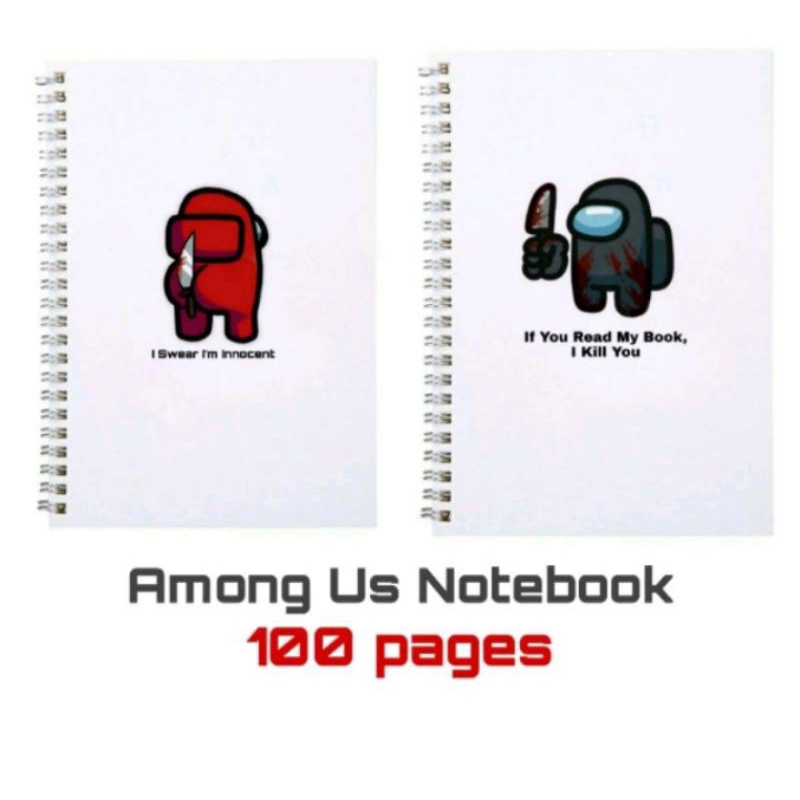 Among Us Notebook A5 Book | Shopee Malaysia