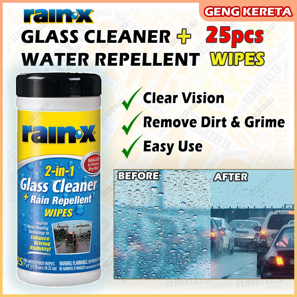 Rain-X / Rain - X / Rain X / RainX 2 in 1 Glass Cleaner+ Rain Repellent ...