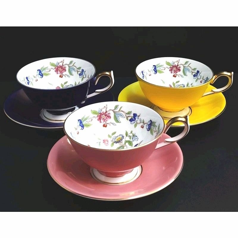 Aynsley 🇬🇧 Made in England Pembroke Bone China Athens Cup Set Sold ...