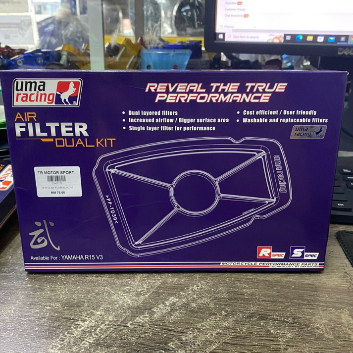 UMA RACING YAMAHA R15-V3 AIR FILTER DUAL KIT | Shopee Malaysia