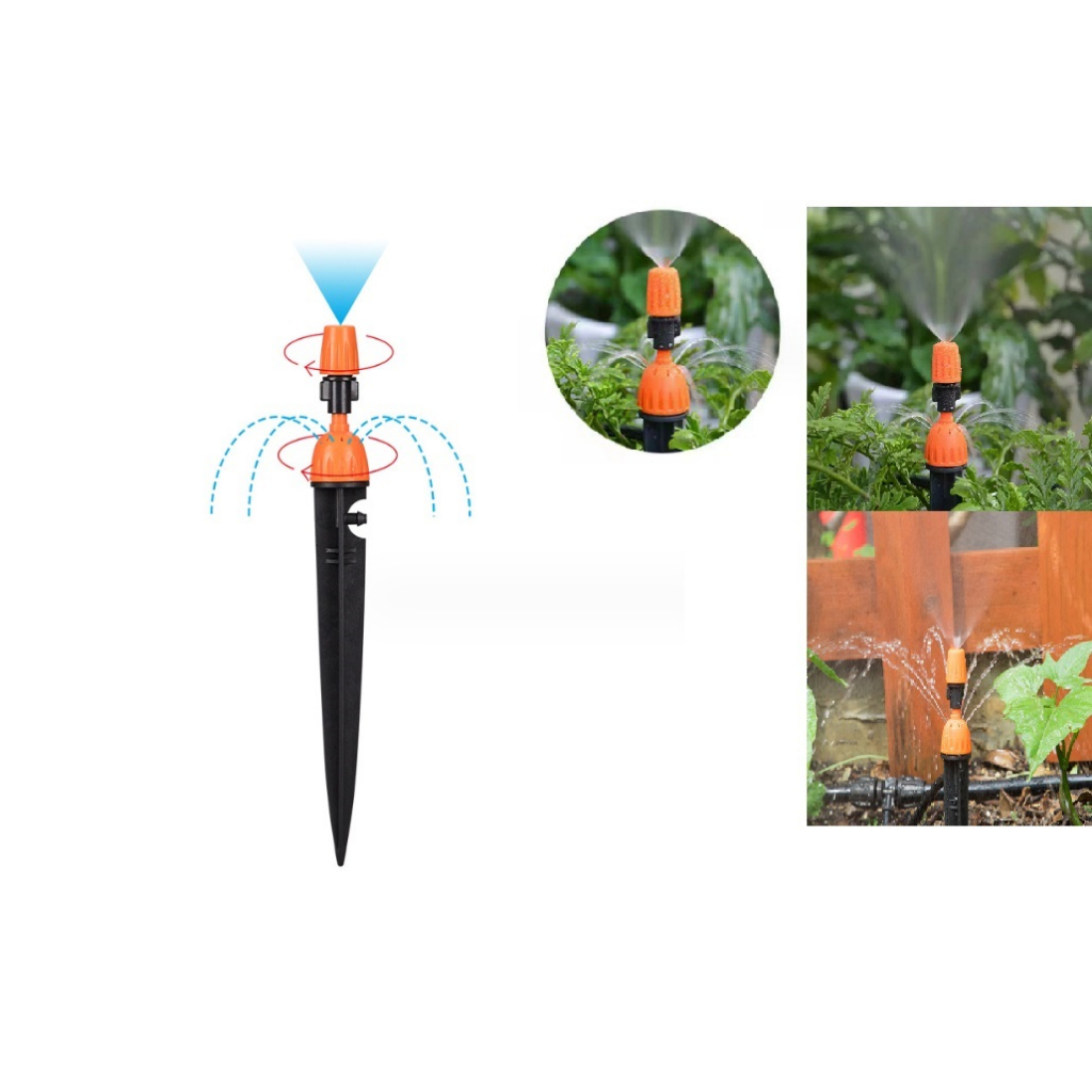 Adjustable Water Spray Dripper Irrigation Misting Nozzle Sprinklers ...