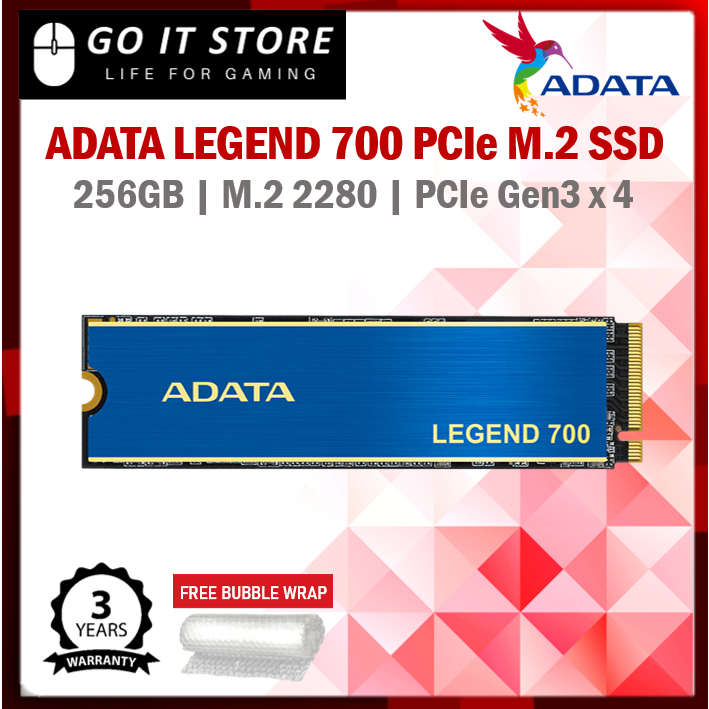 ADATA LEGEND 700 256GB PCIe Gen3 x4 M.2 2280 Solid State Drive SSD | Shopee Malaysia