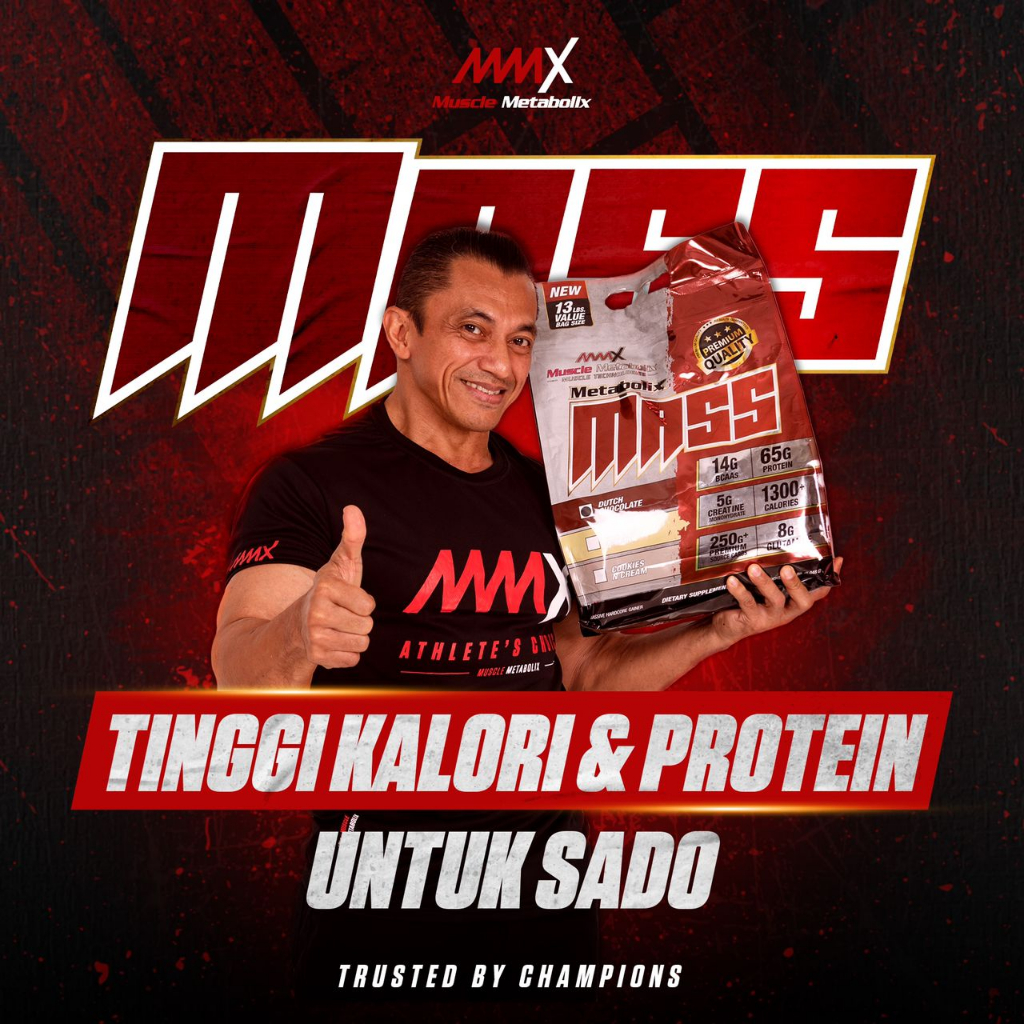MMX USA Muscle Metabolix Mass Gainer 13lbs 6kg BULKING, SIZING, SUSU ...