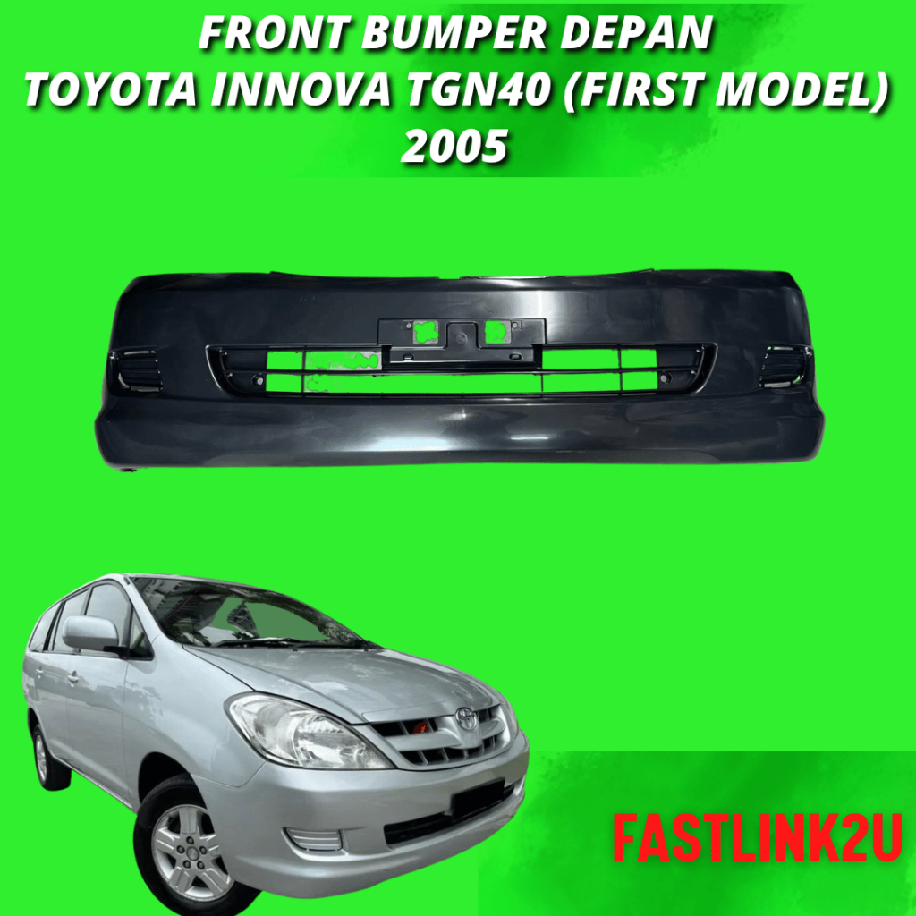 Toyota Innova Tgn40 2005 - 2007 ( First Model ) Front Bumper Depan 100% ...