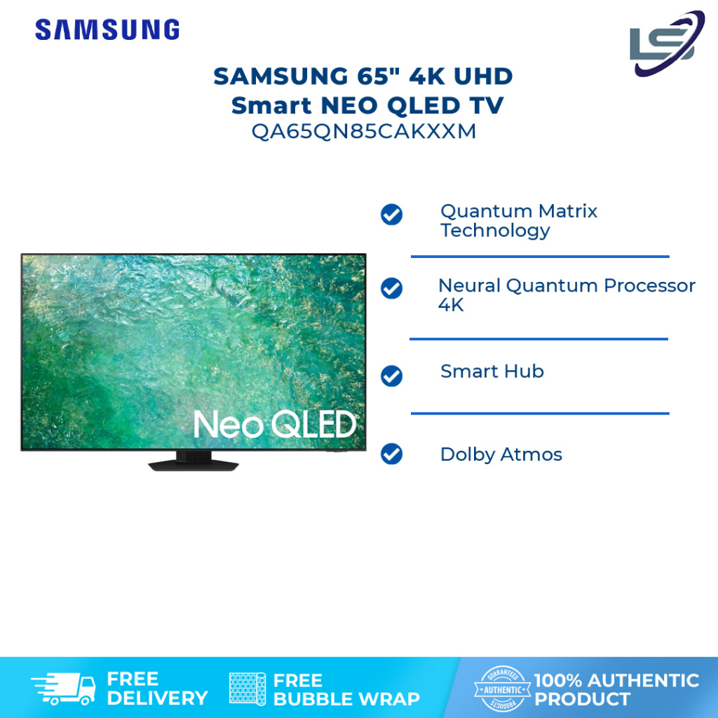 SAMSUNG 65" 4K UHD Smart NEO QLED TV QA65QN85CAKXXM | Tizen™ Smart TV ...