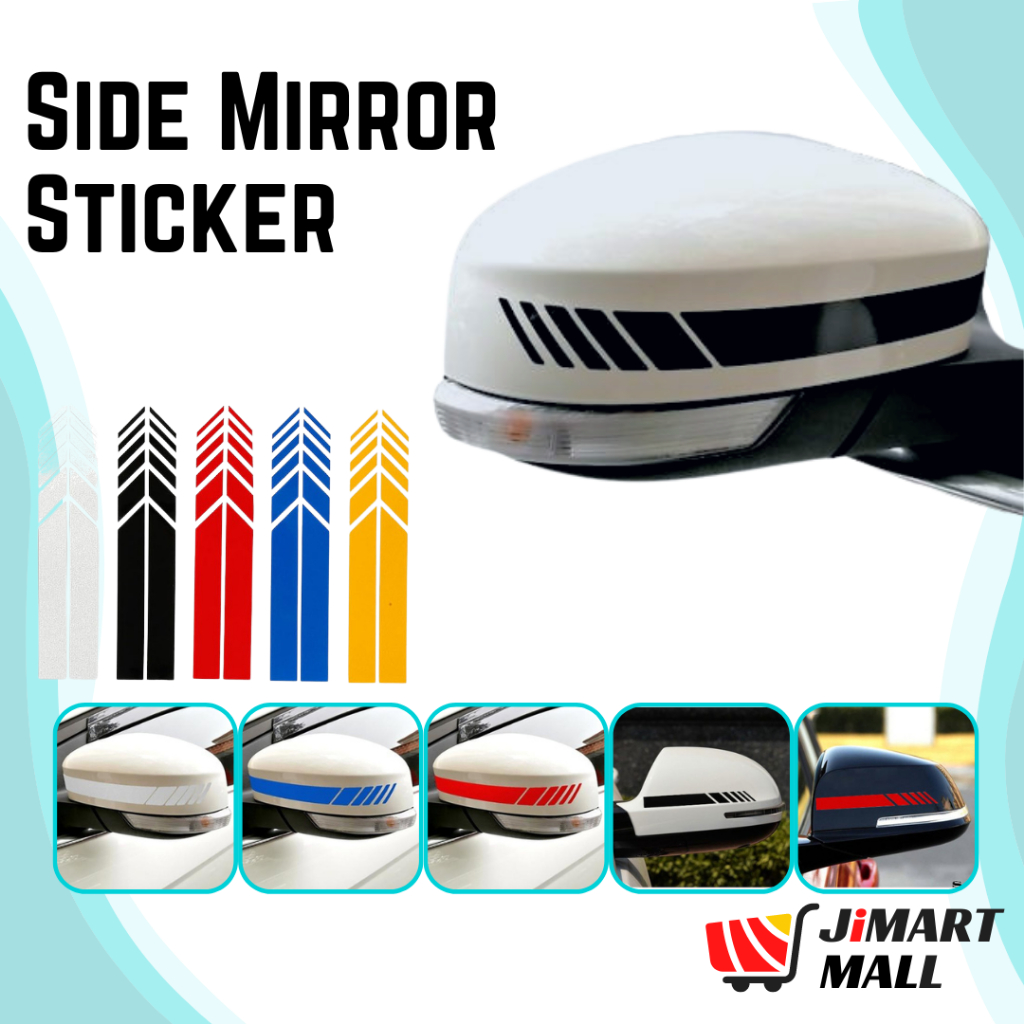 CAR MOTOR STICKER SIDE MIRROR Line Stripe Lining Decoration DIY Car ...