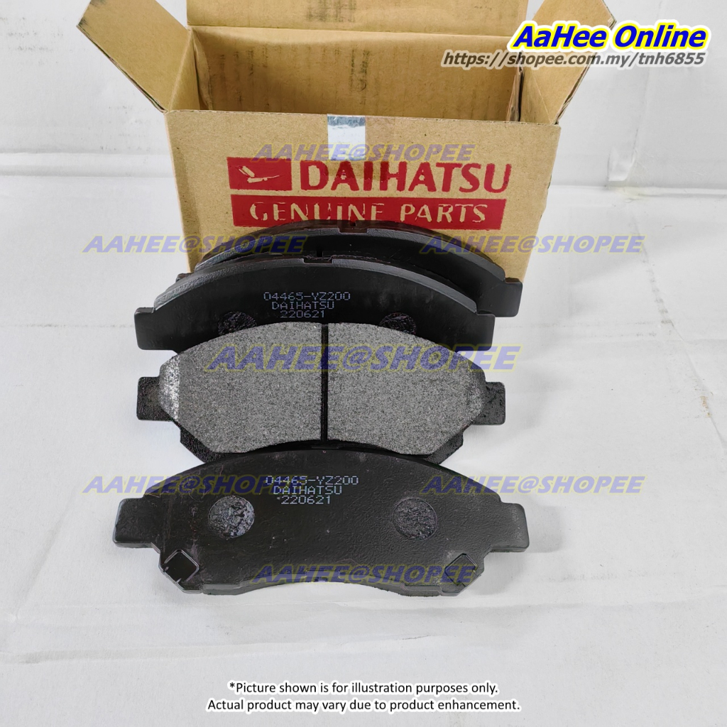 Perodua ARUZ Toyota RUSH F850 Front Brake Pads Depan Brek Pad Daihatsu ...