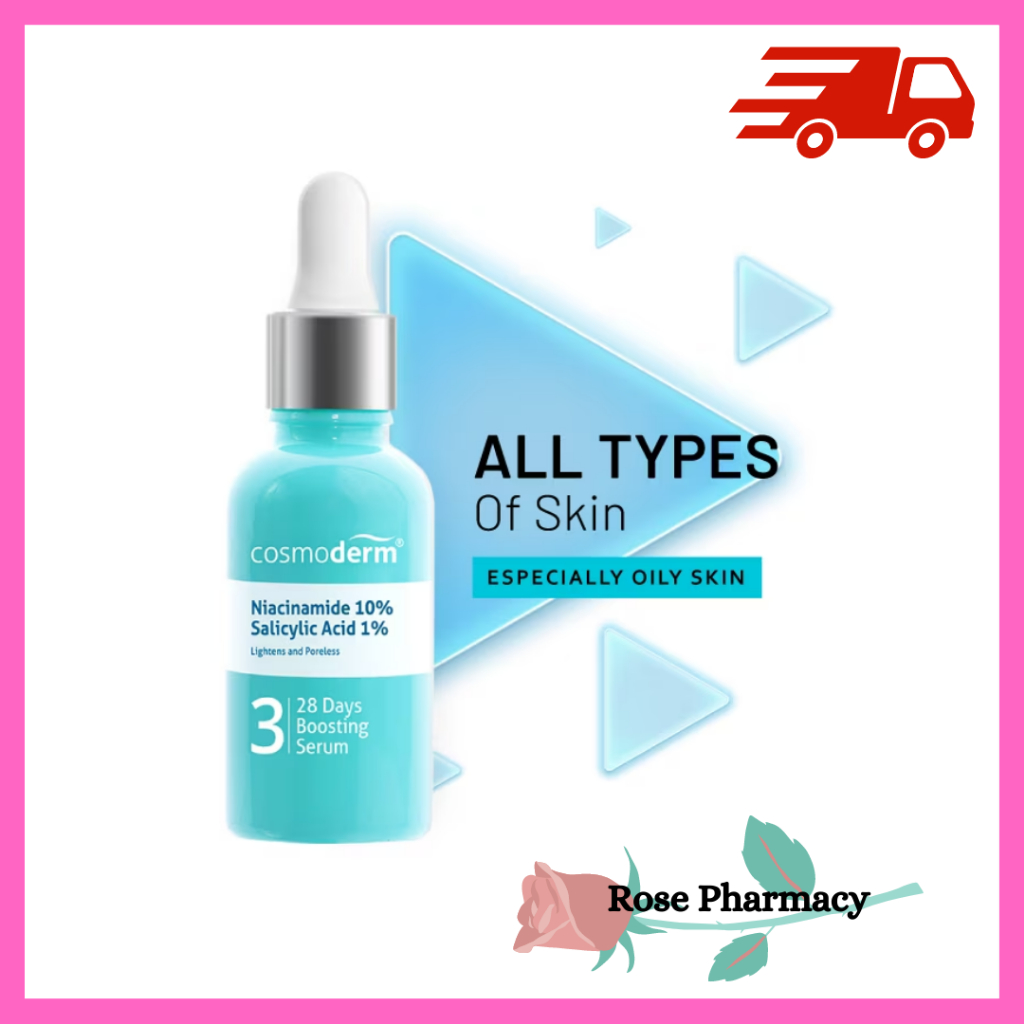 Cosmoderm Niacinamide Salicylic Acid 28 Days Boosting Serum 30ml ...