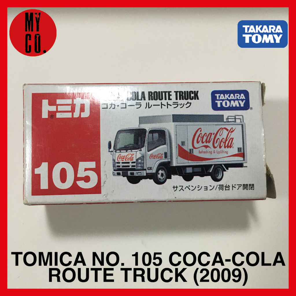 TOMICA NO. 105 COCA-COLA ROUTE TRUCK (2009) TAKARA TOMY | Shopee Malaysia