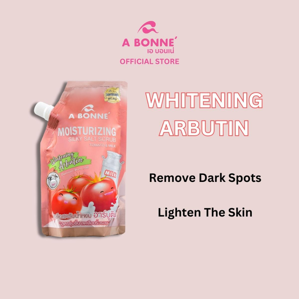 A Bonne Tomato & Milk Moisturizing Silky Salt Body Scrub Whitening ...