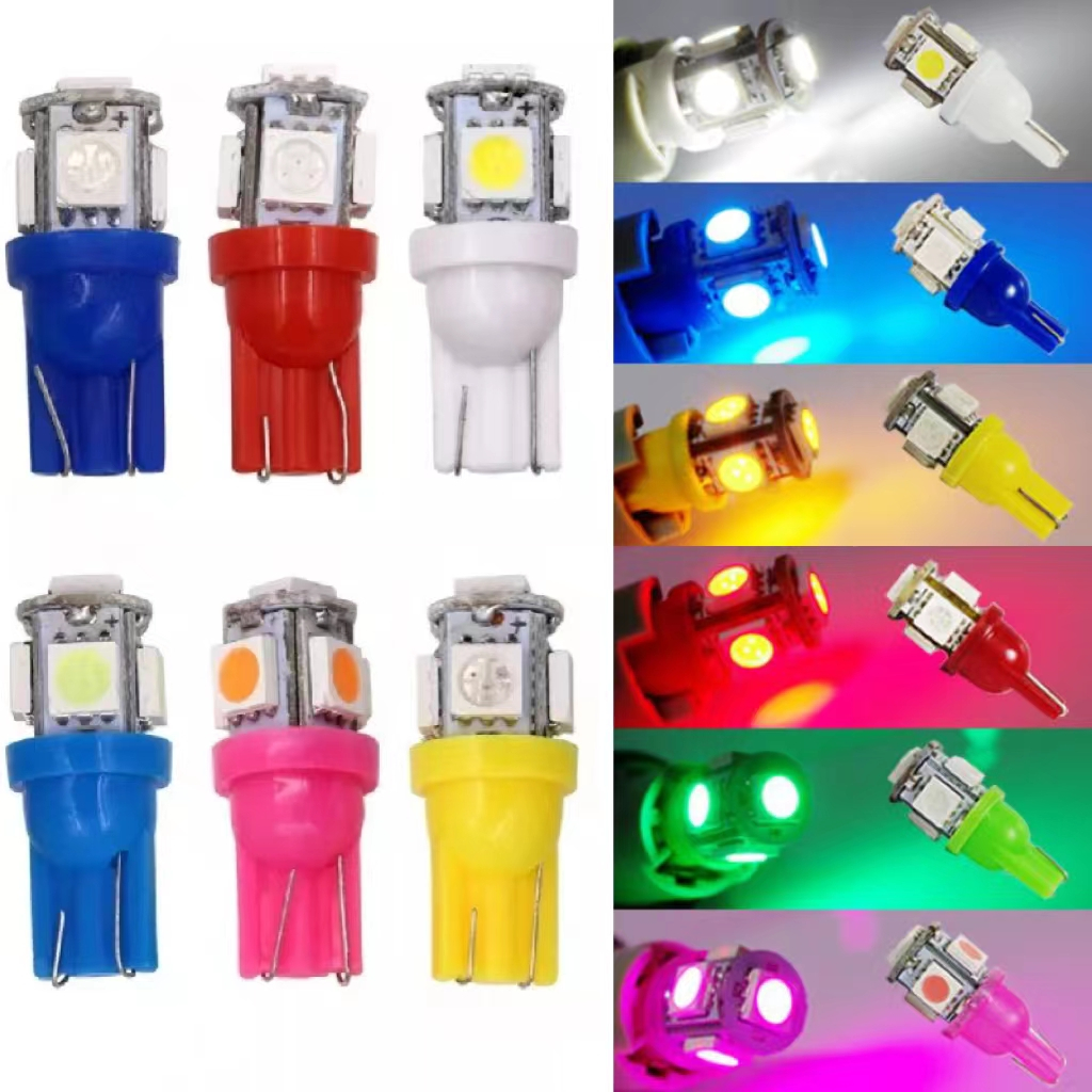 LED T10 Light Bulb 5050SMD Car Motorcycle Front Rear Signal Brake Lamp ...