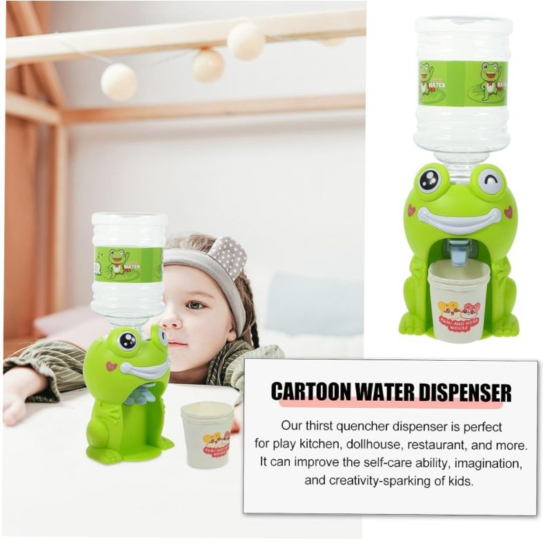 Mini Water Dispenser for Kids Cartoon Water Machine Kids Drinking Water ...