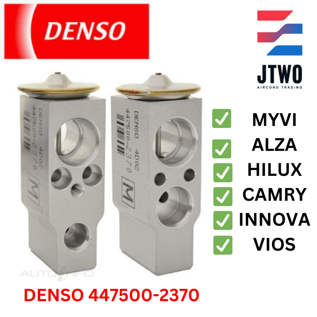 📣ORIGINAL DENSO📣EXPANSION VALVE FOR MYVI / ALZA/ HILUX/ INNOVA / CAMRY / CITY DENSO 447500-2370 ...