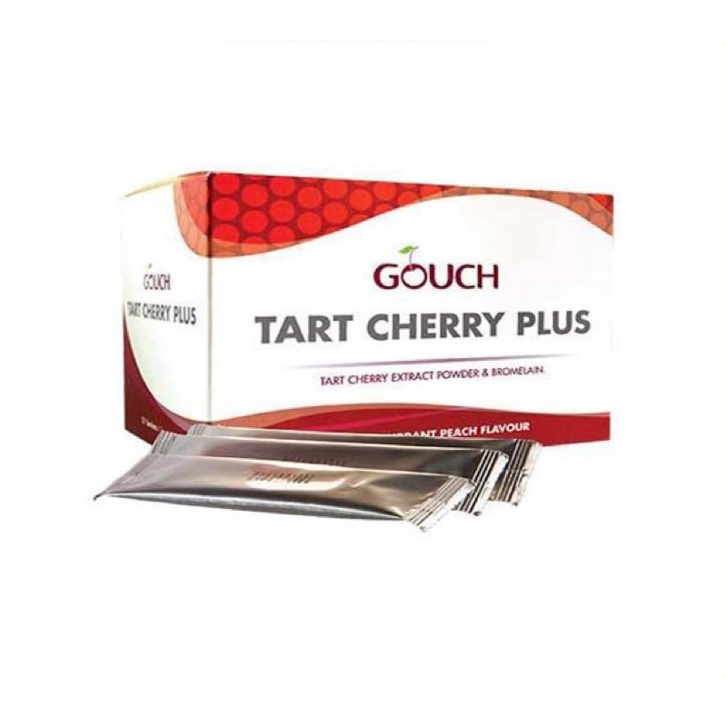 Gouch Tart Cherry Plus Extract Powder & Bromelain (21 Sachet) | Shopee ...