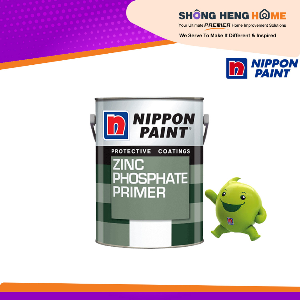 5L Nippon Paint Zinc Phosphate Primer | Shopee Malaysia