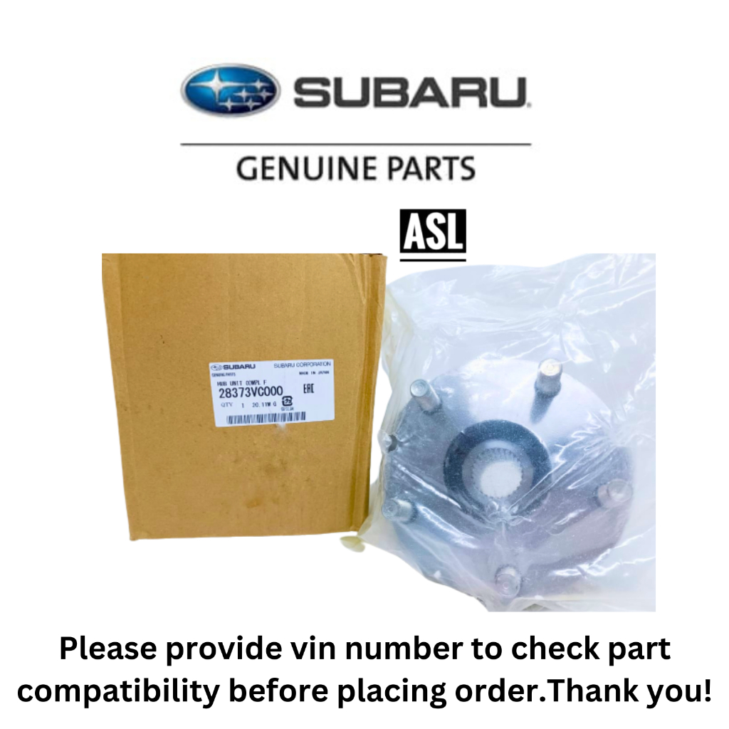 28373VC000 Genuine Subaru Front Axle Hub Wheel Bearing Forester Impreza ...