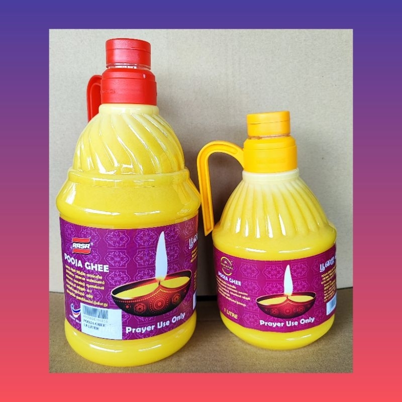 POOJA GHEE PRAYERS (1.0 LITER,1.8 LITER) | Shopee Malaysia