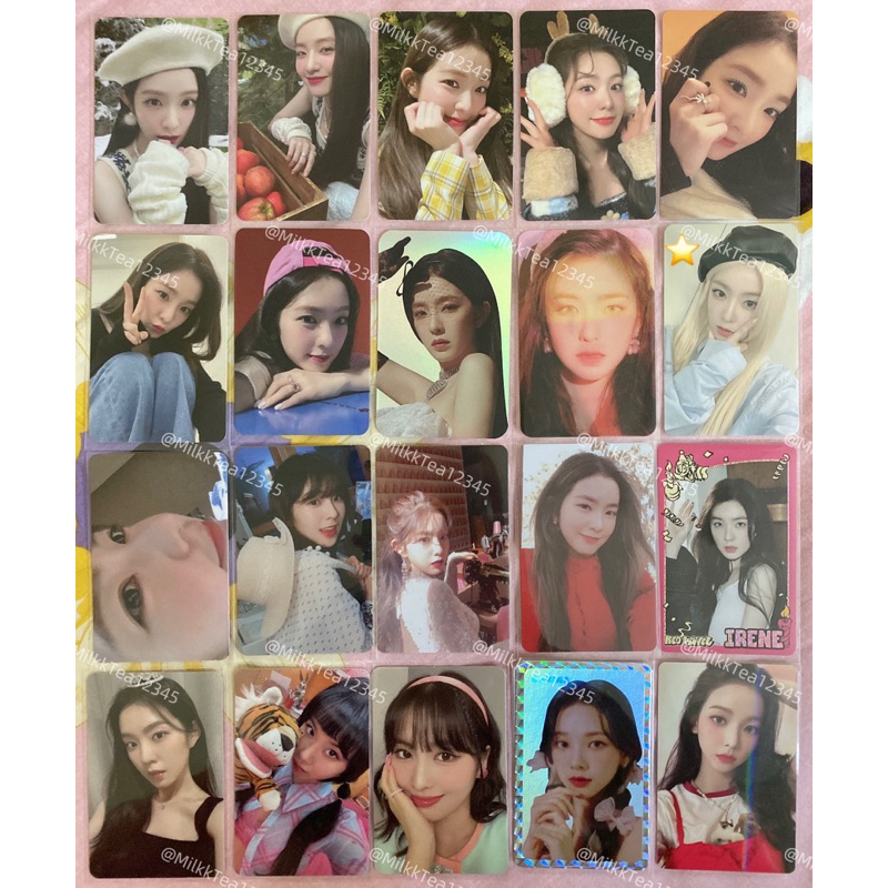 Red Velvet Irene Official photocard bulk | Shopee Malaysia