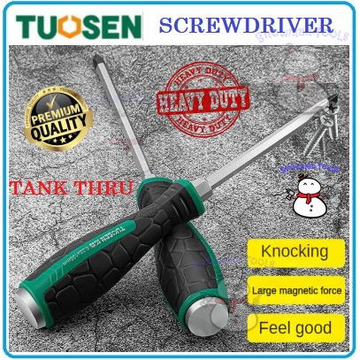 TUOSEN Industrial grade percussive screwdriver with magnetic plum ...