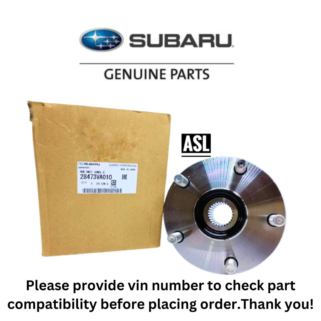 28473VA010 Genuine Subaru Rear Axle Hub Wheel Bearing Forester SK ...