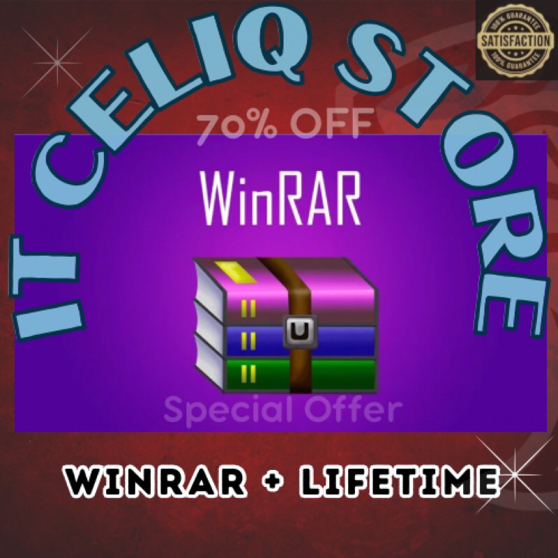 🔥WINRAR (64bit and 32bit) [Activation Lifetime] | Shopee Malaysia
