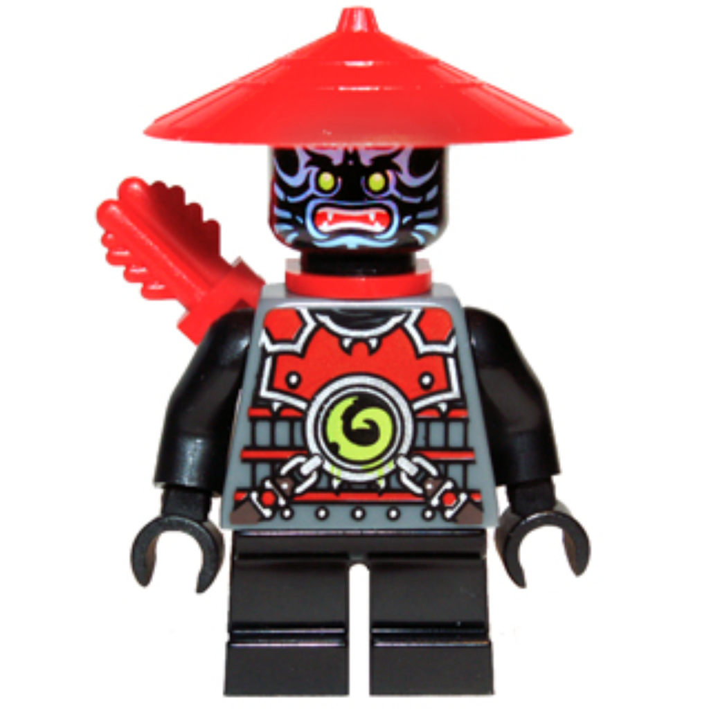 LEGO MINIFIGURE (GENUINE) njo082 Ninjago Stone Army Scout - Blue Face ...