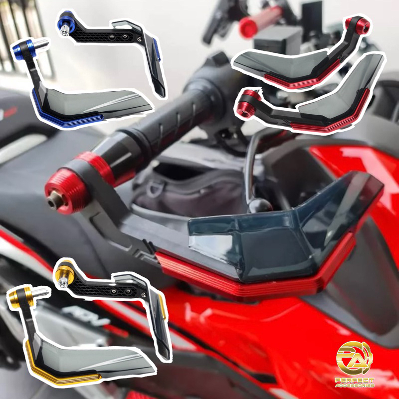 Universal Motorcycle Hand Guard Lever Throttle Cover Handguard Handle ...