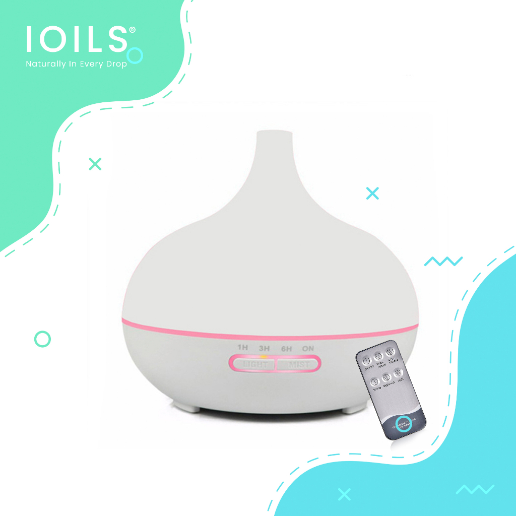 IOILS Bluetooth Music Pure White Aromatherapy Diffuser Humidifier 7 ...