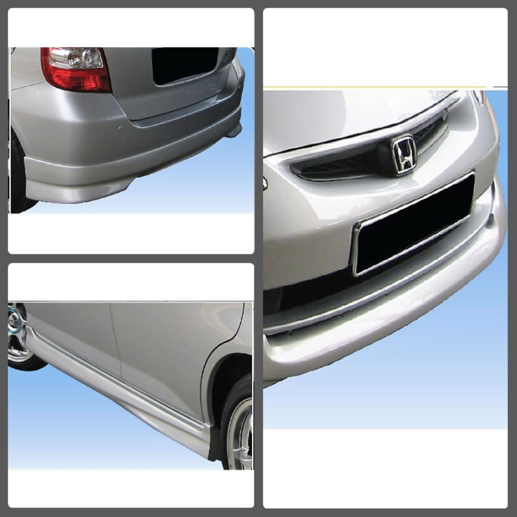 Honda Jazz 2003 Modulo Skirting Body Kit Fiber Ready Stock | Shopee ...