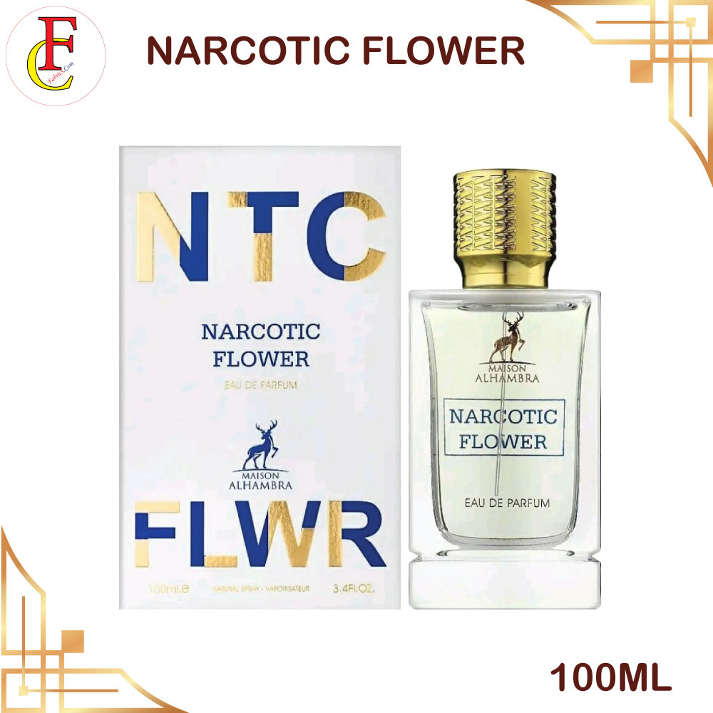 Maison Alhambra NARCOTIC FLOWER EDP Perfume Spray100 ML Made in U.A.E ...