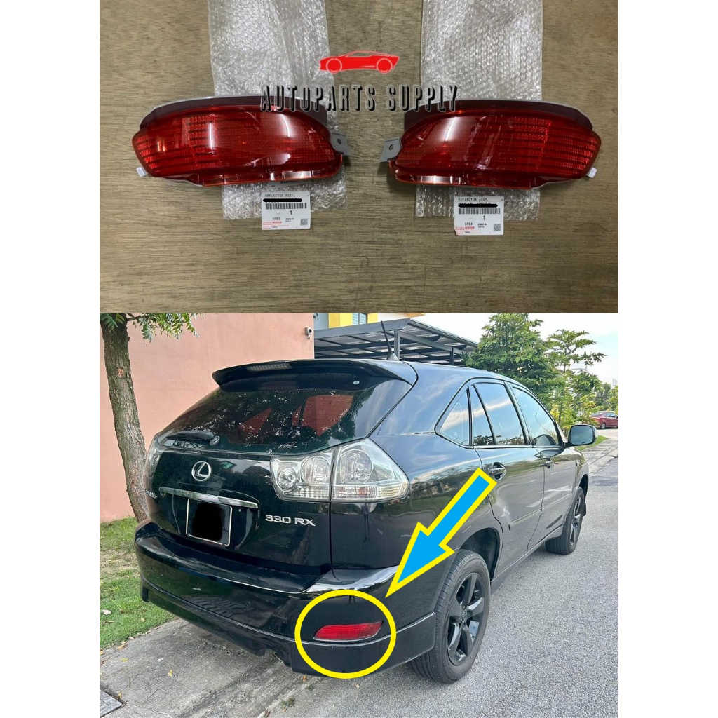 ORIGINAL TOYOTA HARRIER ACU30 REAR BUMPER REFLECTOR RH LH | Shopee Malaysia