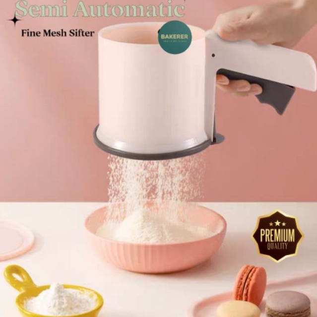 Superfine Sift handheld Flour Sifter Sieve Stainless Steelsemi ...