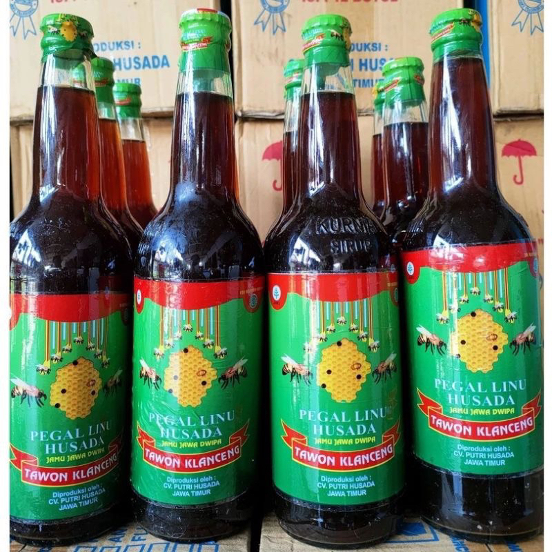 JAMU JAWA TAWON KLANCENG 12 BOTOL X 650 ML PEGAL LINU HUSADA (BOX ...