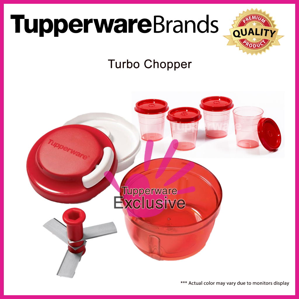 Tupperware Brands Turbo Chopper Food Chopper Hand Pull Chopper Garlic ...