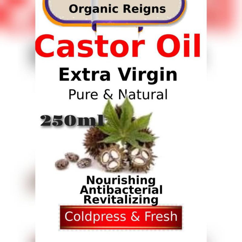Pure Castor Oil First Cut, Cold Pressed, Extra Virgin Castor Oil with ...