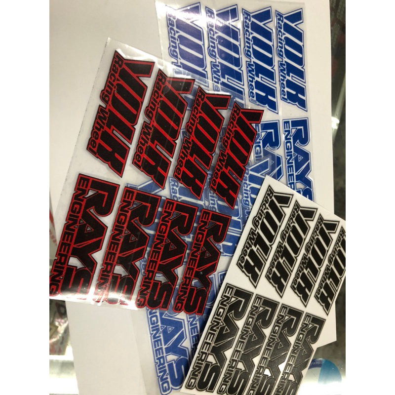 Original Quality Sticker Rim Rays Te37 Factory Quality | Shopee Malaysia