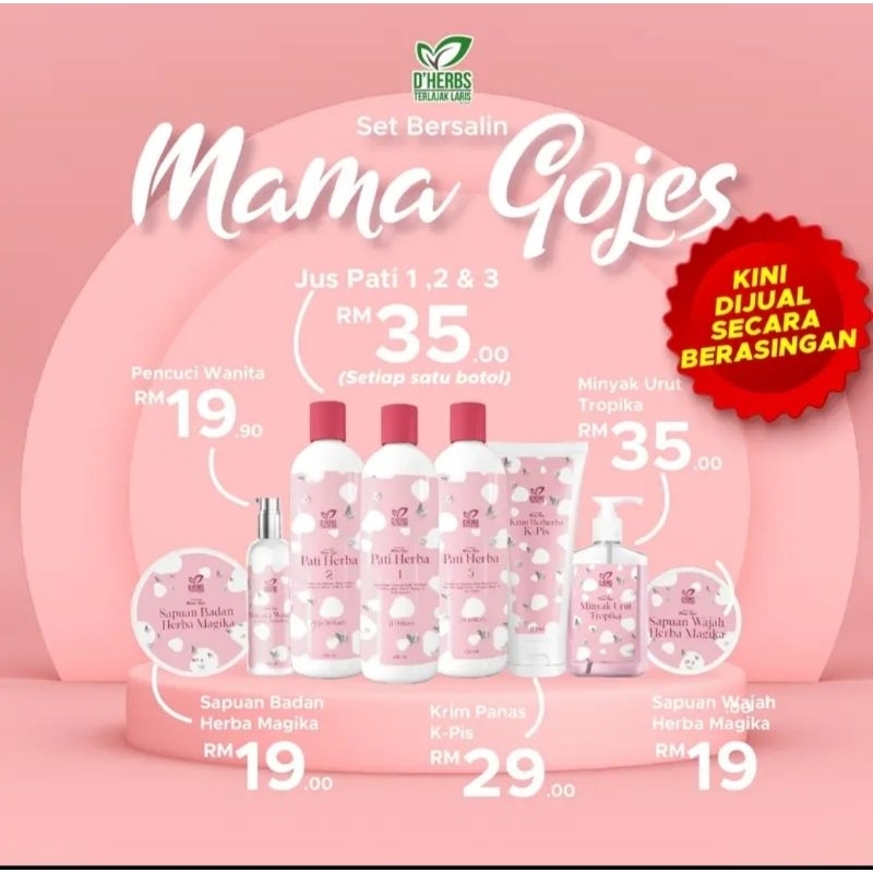 dherbs minyak urut tropical dan pencuci sireh mama gojes by Shahida ...