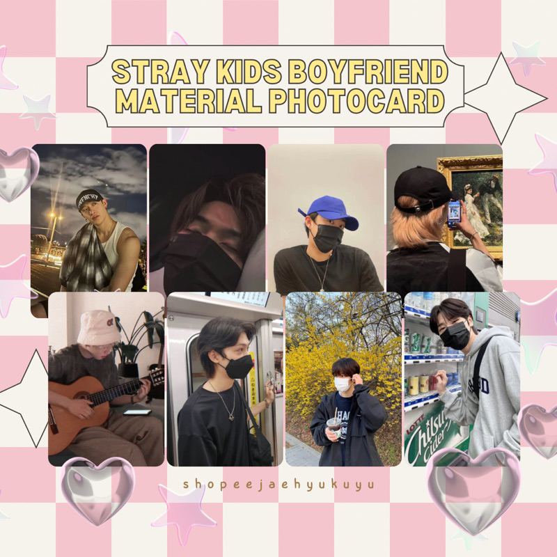 Stray Kids SKZ Boyfriend Material Photocard Selca Custom PC | Shopee ...