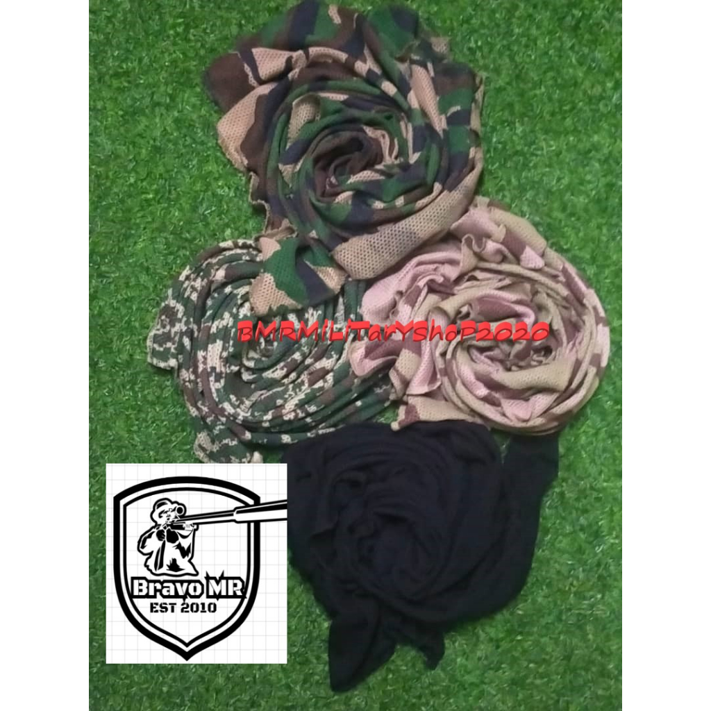 MAFLA/ KAIN PENYAMARAN CELORENG DAN HITAM | Shopee Malaysia