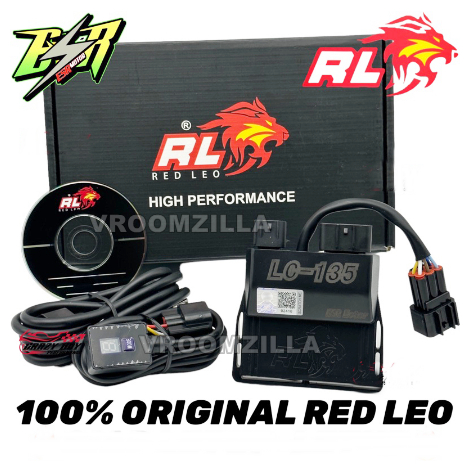 RED LEO CDI DYNO LC135 V1-V7 125Z 125ZR RXZ W125 ADJUSTABLE 16MAP WITH ...