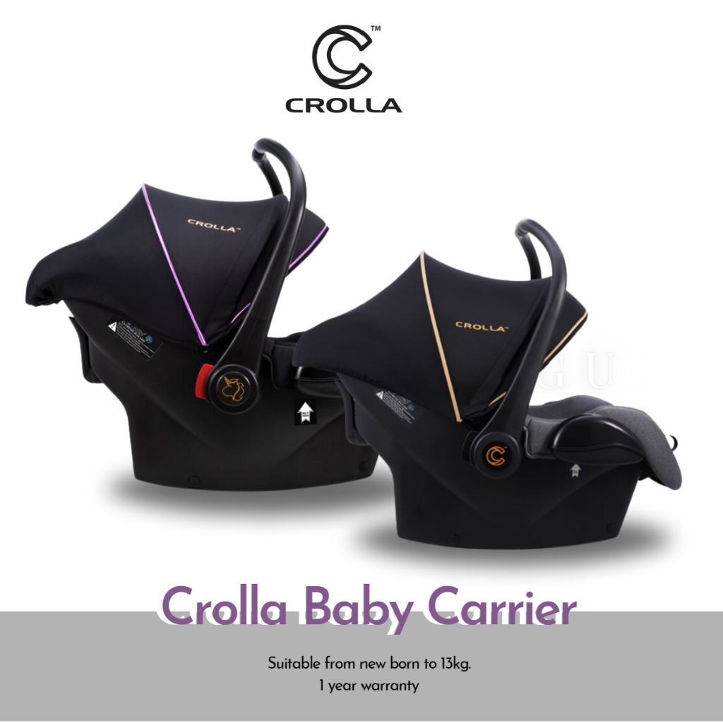 [FREE EM SHIPPING] Crolla baby carrier Air Unicorn / Crolla Air Steel Grey (New born to13kg ...
