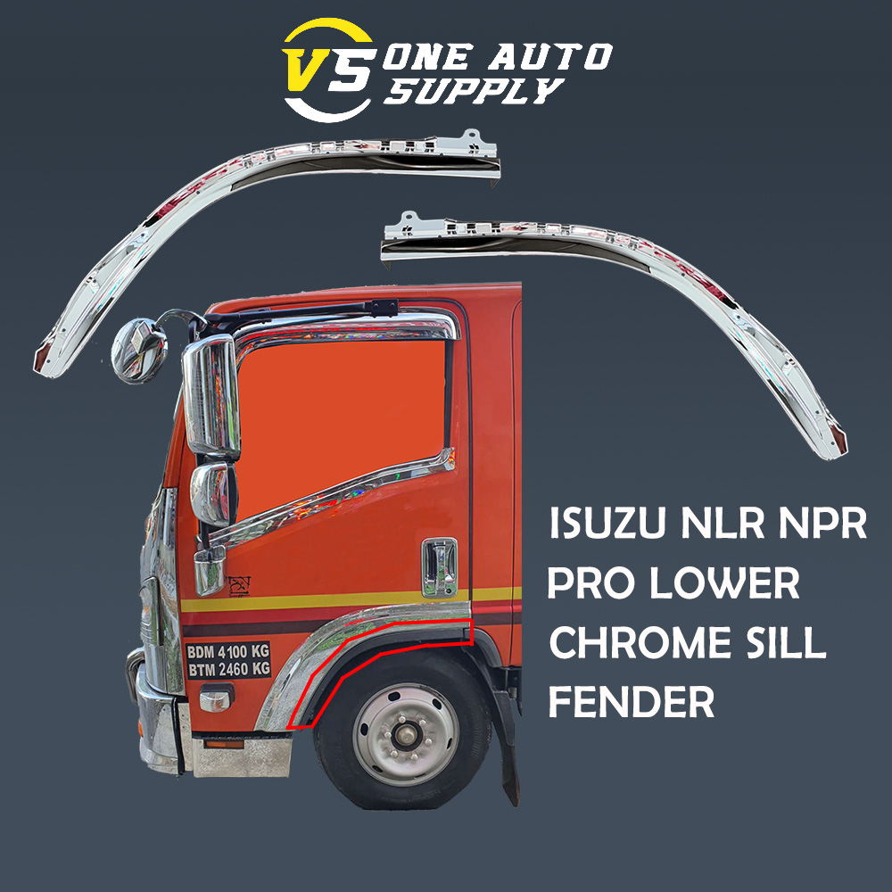 ISUZU NLR PRO NPR PRO LOWER CHROME SILL FENDER SET | Shopee Malaysia