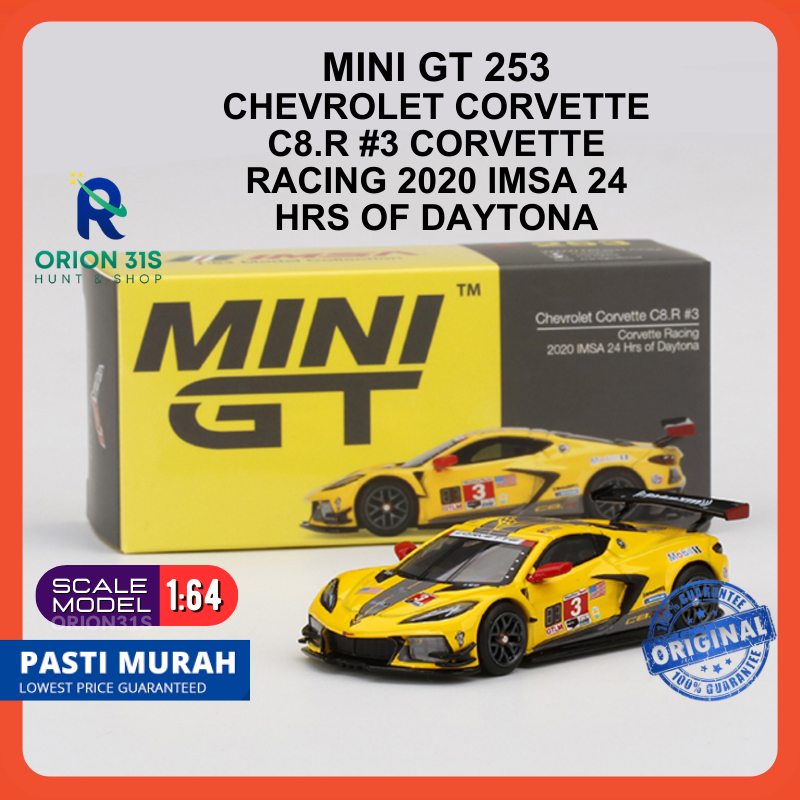 Mini GT Chevrolet Corvette C8.R #3 Corvette Racing 2020 IMSA 24 Hrs of ...