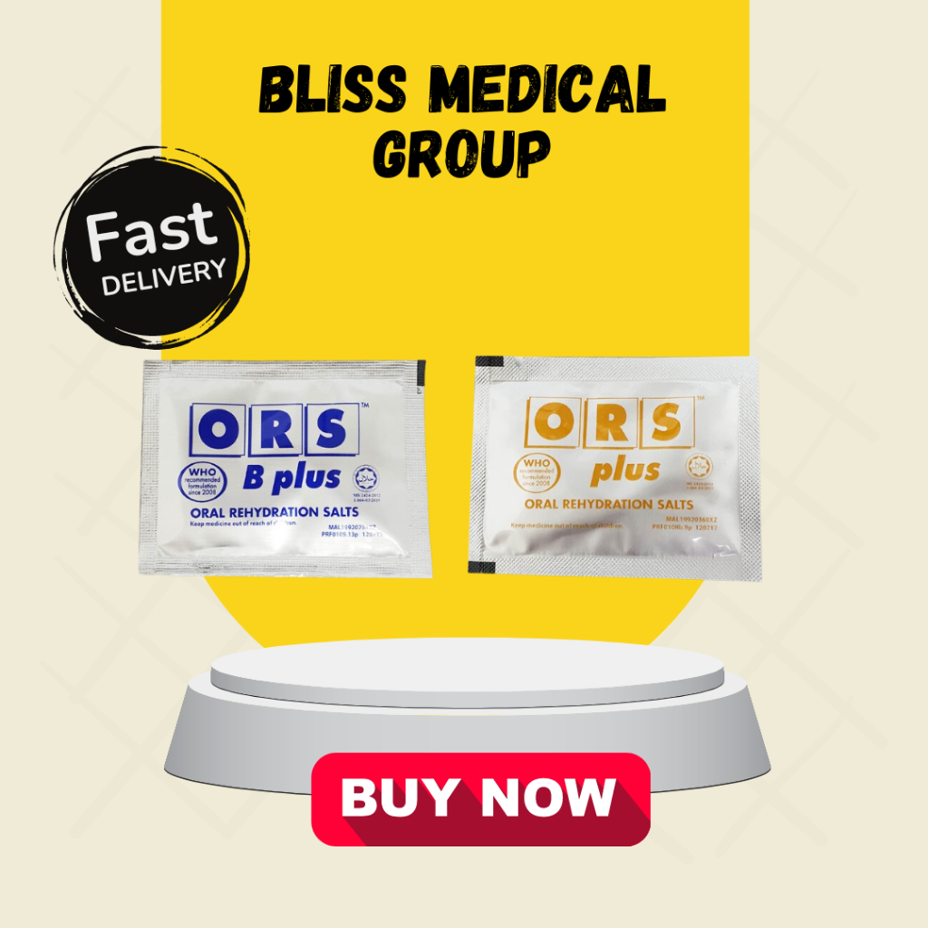 ORS Oral rehydration salt plus orange/original (1 packet) | Shopee Malaysia