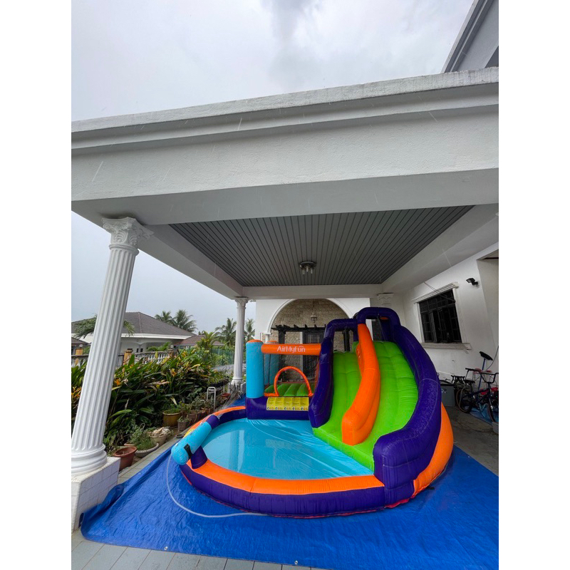 Cuti Sekolah Promo Merdeka Airmyfun Water Slide Kids Pool Inflatable ...