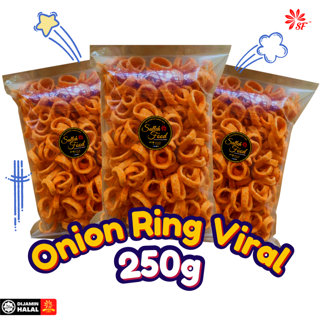 Onion Ring Cheese [200g] [𝗦𝗮𝗹𝗹𝗲𝗵 𝗙𝗼𝗼𝗱] | Shopee Malaysia