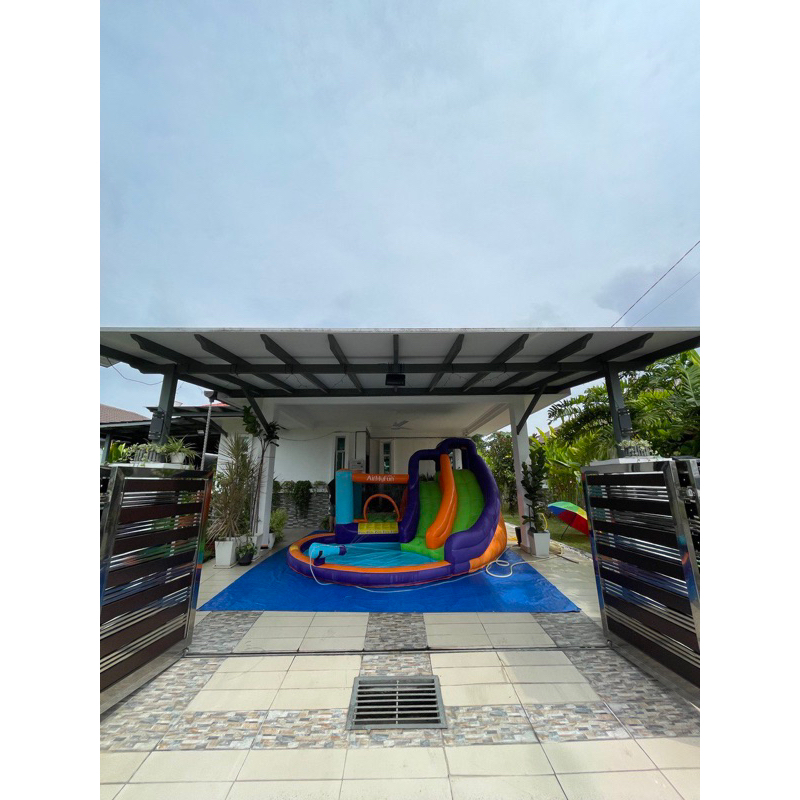 Merdeka Promo Pool Cuti Sekolah Inflatable Kids Water Slide Indoor Home ...