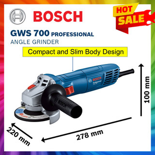 BOSCH GWS700 PROFESSIONAL ANGLE GRINDER GWS700 710W | Shopee Malaysia